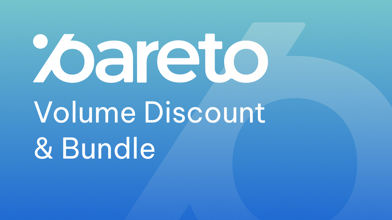 Volume Discount Pareto AOV volume-discount-pareto-aov